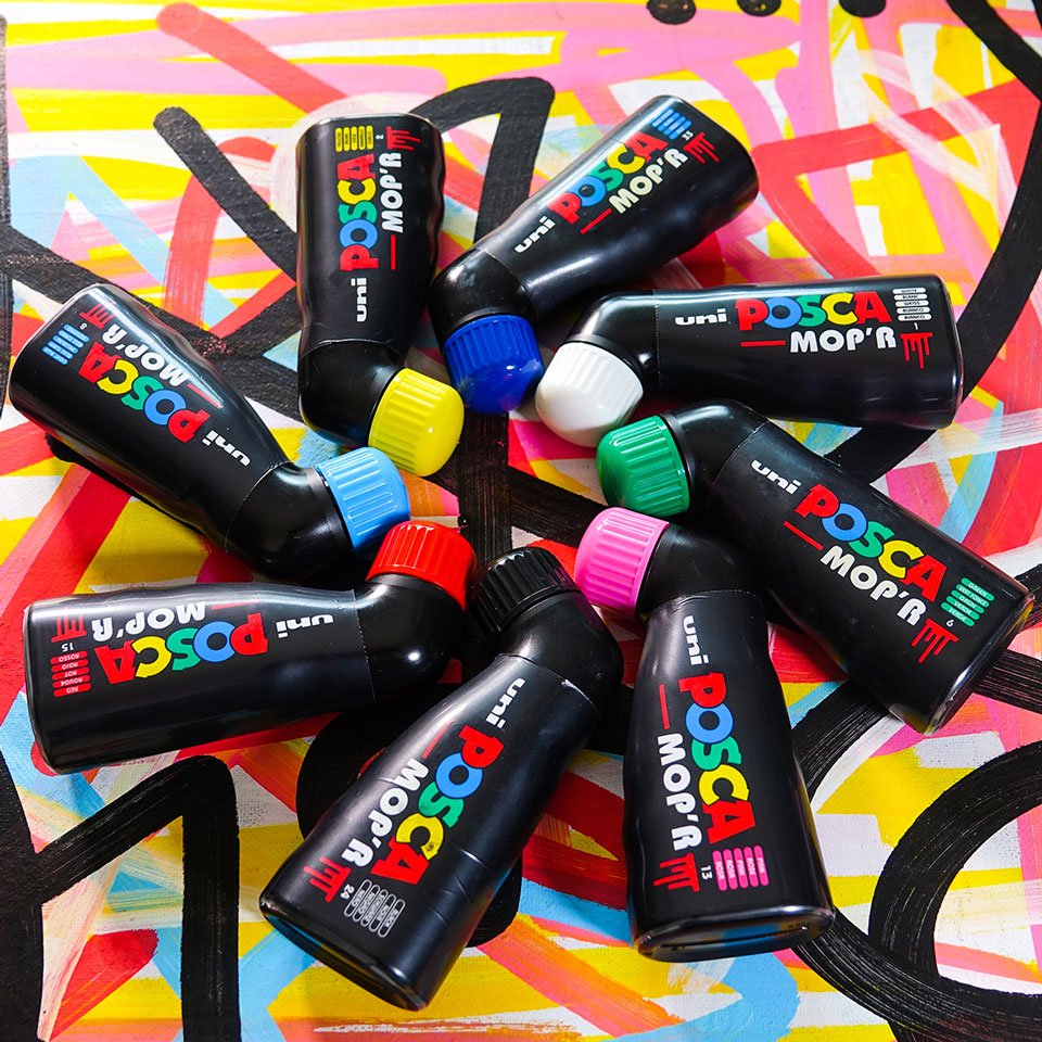 Posca MOP'R 3-19mm | Danmarks billigste | Galleri Roholt
