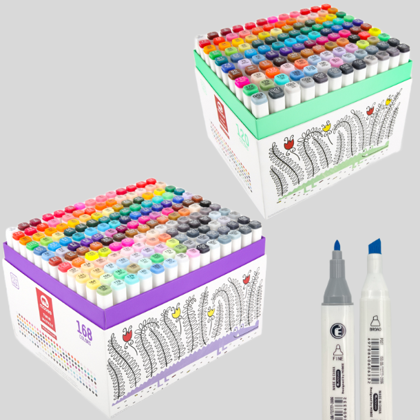 Alkoholbaserede tuscher til malebøger - Galleri Roholt