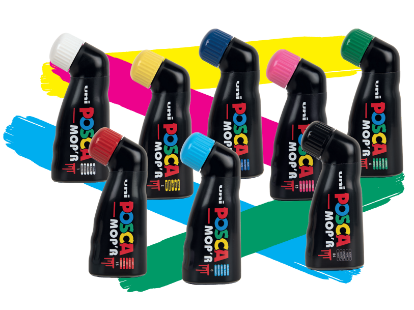 Posca MOP'R 3-19mm | Danmarks billigste | Galleri Roholt