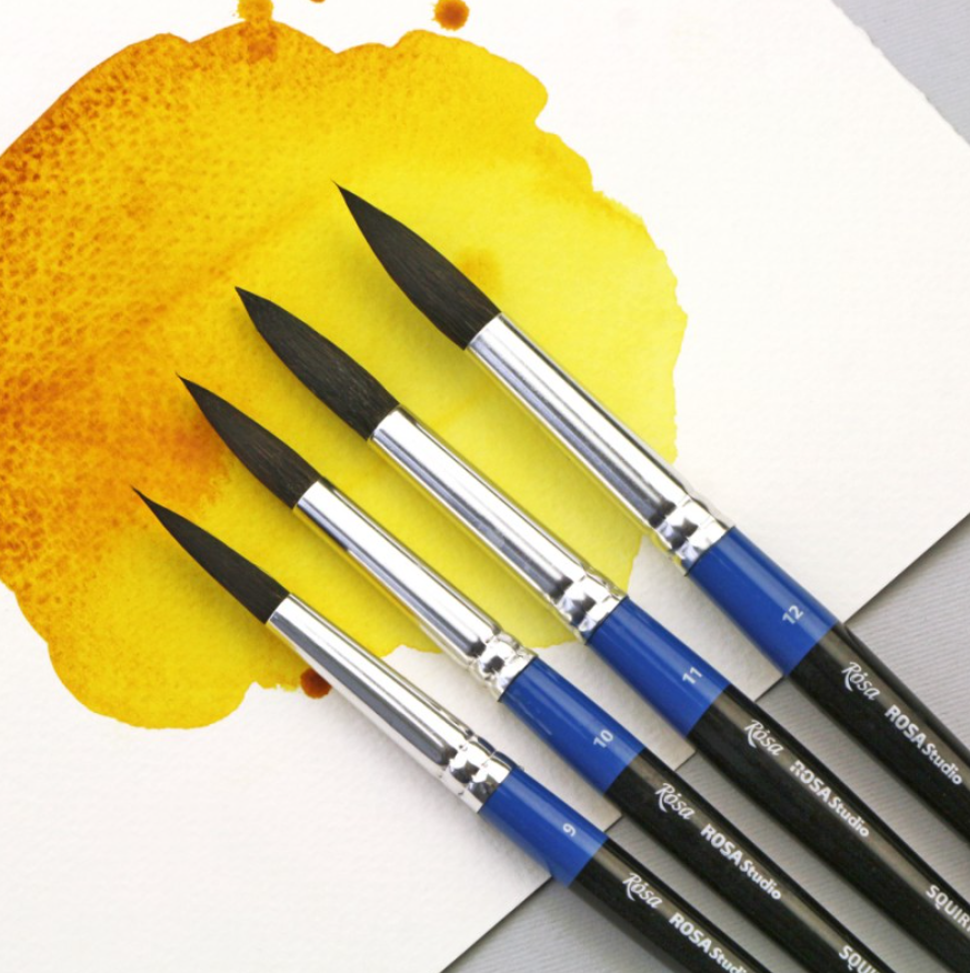 Runde Pensler til Akrylmaling - Galleri Roholt
