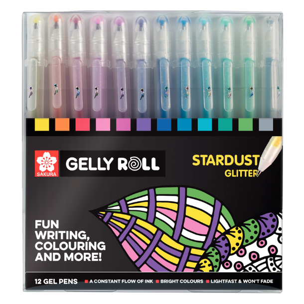 Gelly Roll 12-Pak - Stardust Glitter | Galleri Roholt