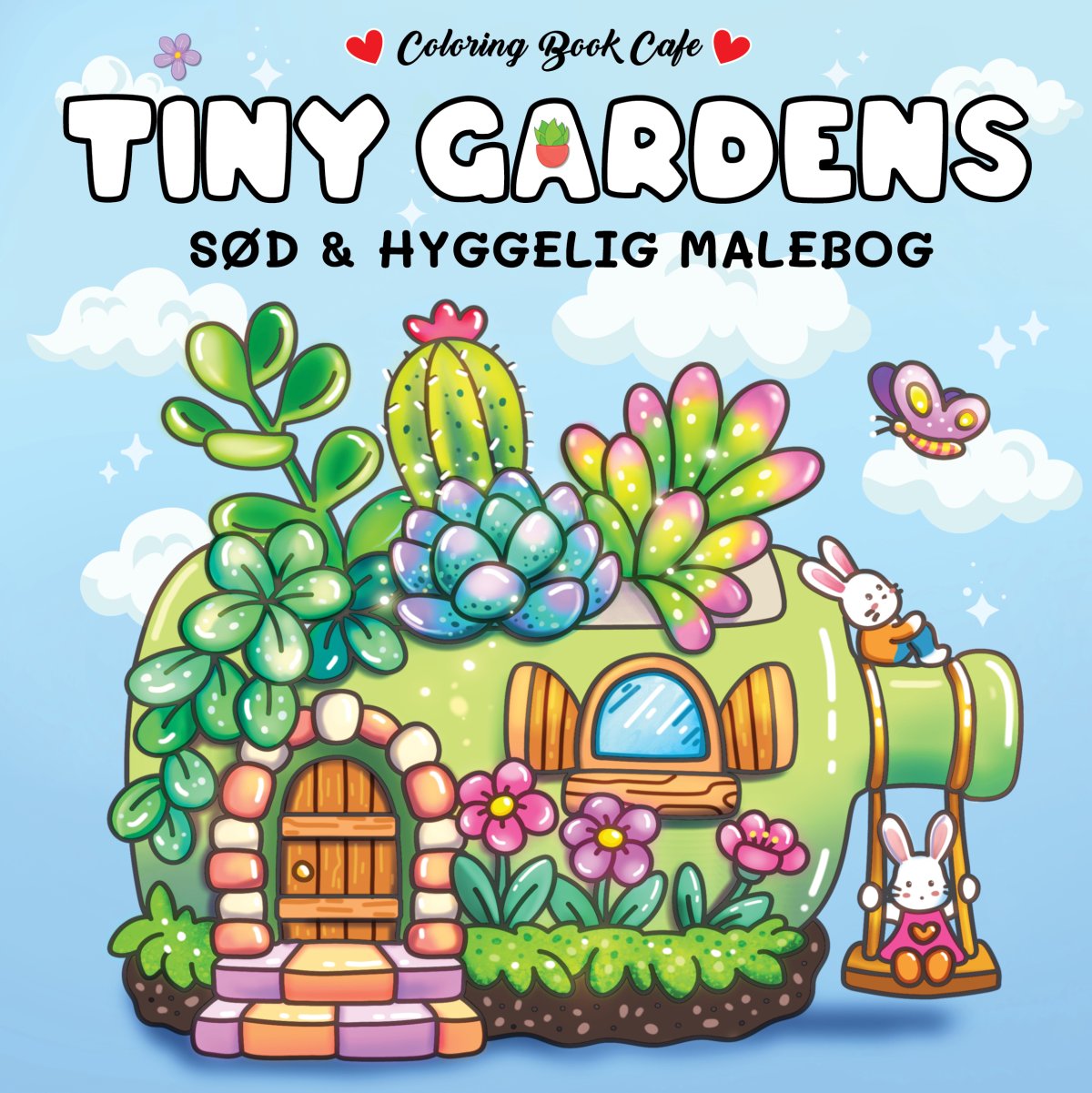 Tiny Gardens - Sød og Hyggelig Malebog | Galleri Roholt