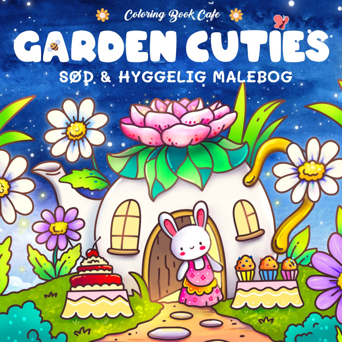 Garden Cuties - Sød og Hyggelig Malebog | Galleri Roholt
