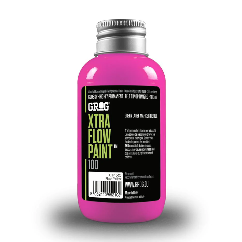 GROG Xtra Flow Paint 100 - Jellyfish Fuchsia | Galleri Roholt