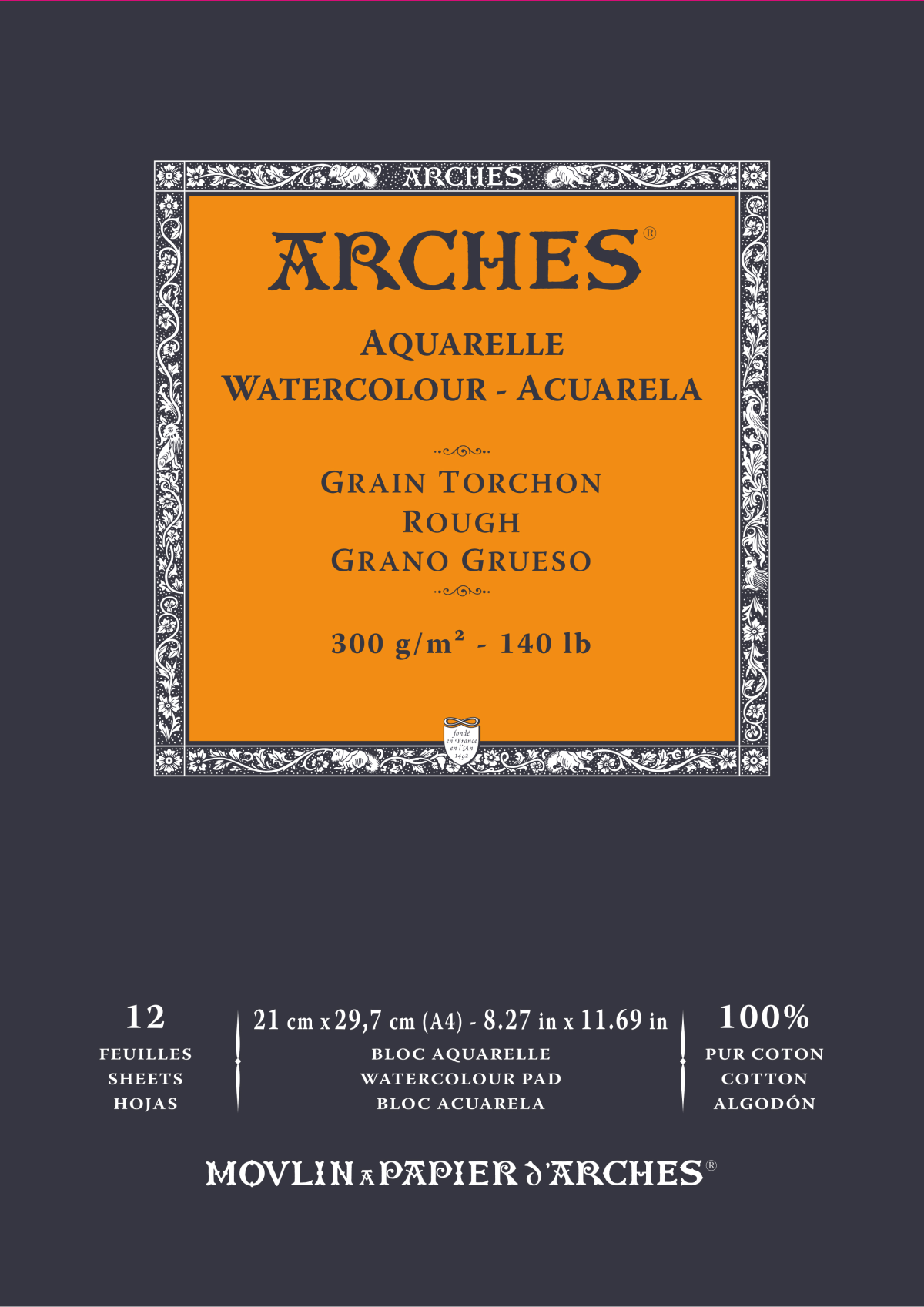 ARCHES Aquarelle RG 300gsm A4 - KUNSTARTIKLER - Galleri Roholt