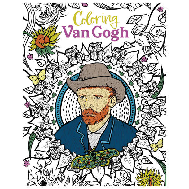 Coloring Van Gogh Malebog | Officiel malebog | Run for Cover
